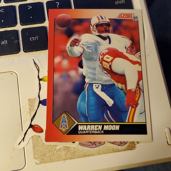 Other | Warren Moon Football Card | Poshmark